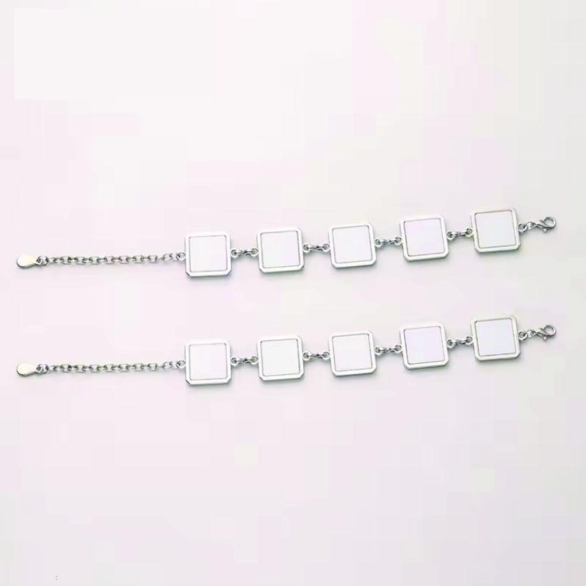 Sublimation Bracelet Blank Jewellery Charm Bracelets 17 to 23cm For Sublimation – We Are Blanks